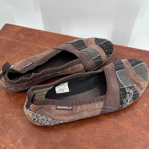 Merrell | Shoes | Merrell Braken Ballet Flats Vibram Barefoot Port ...